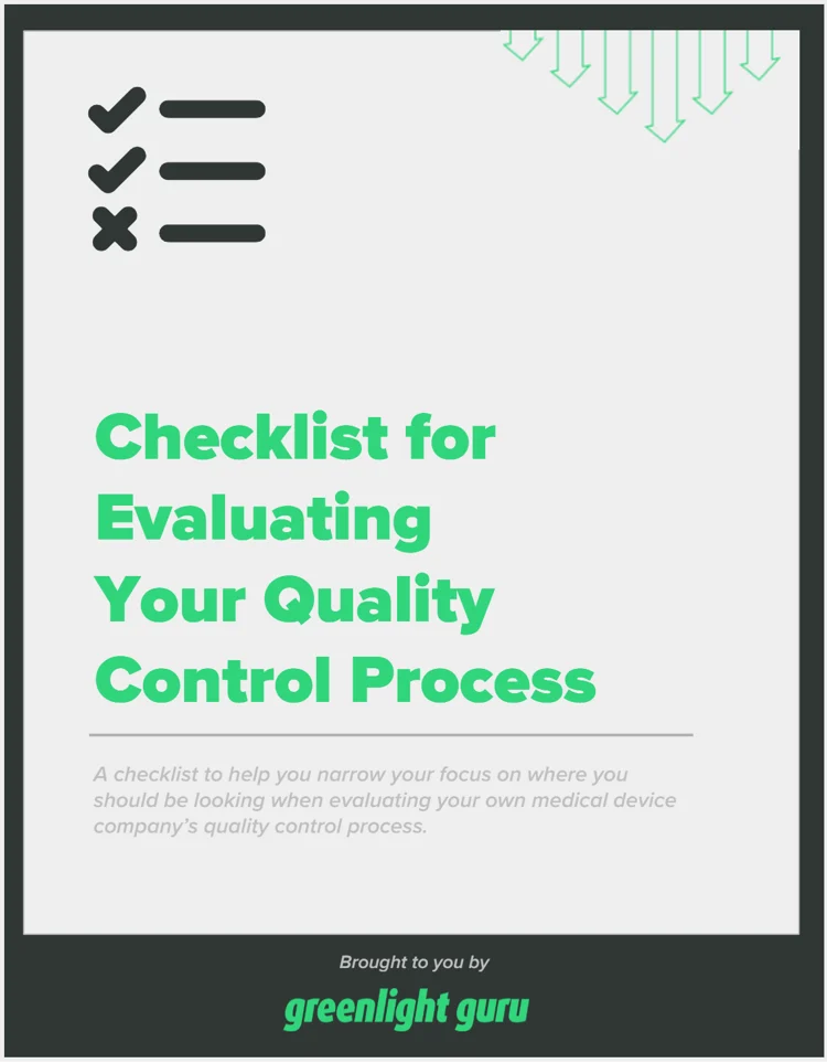 Checklist to Evaluate Your Quality Control Proces - Free Download